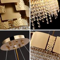 China Postmodern Living Room Decoration Dining Lamps Luxury Crystal Chandelier (WH-CY-268) for sale