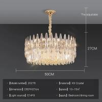 China Duplex Building Living Room Chandelier Building Stairway Long Chandelier Luxury Crystal Lamp(WH-CY-269) for sale
