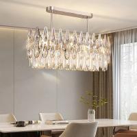 China Duplex Building Living Room Chandelier Building Stairway Long Chandelier Luxury Crystal Lamp(WH-CY-269) for sale