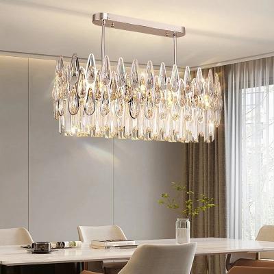 China Duplex Building Living Room Chandelier Building Stairway Long Chandelier Luxury Crystal Lamp(WH-CY-269) for sale