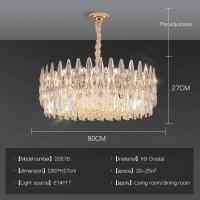 China Duplex Building Living Room Chandelier Building Stairway Long Chandelier Luxury Crystal Lamp(WH-CY-269) for sale