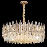 China Duplex Building Living Room Chandelier Building Stairway Long Chandelier Luxury Crystal Lamp(WH-CY-269) for sale