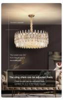 China Duplex Building Living Room Chandelier Building Stairway Long Chandelier Luxury Crystal Lamp(WH-CY-269) for sale