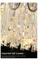 China Duplex Building Living Room Chandelier Building Stairway Long Chandelier Luxury Crystal Lamp(WH-CY-269) for sale