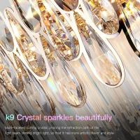 China Duplex Building Living Room Chandelier Building Stairway Long Chandelier Luxury Crystal Lamp(WH-CY-269) for sale