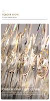 China Duplex Building Living Room Chandelier Building Stairway Long Chandelier Luxury Crystal Lamp(WH-CY-269) for sale