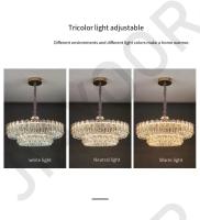 China Led Light Bedroom Lamps Ceiling Modern Luxury Crystal Lamp Villa Living Room Pendant Light (WH-CY-270) for sale