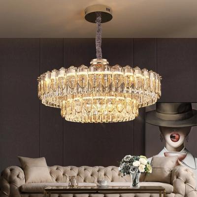 China Led Light Bedroom Lamps Ceiling Modern Luxury Crystal Lamp Villa Living Room Pendant Light (WH-CY-270) for sale