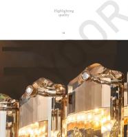 China Led Light Bedroom Lamps Ceiling Modern Luxury Crystal Lamp Villa Living Room Pendant Light (WH-CY-270) for sale
