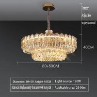 China Led Light Bedroom Lamps Ceiling Modern Luxury Crystal Lamp Villa Living Room Pendant Light (WH-CY-270) for sale