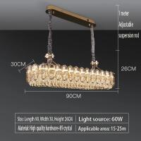 China Led Light Bedroom Lamps Ceiling Modern Luxury Crystal Lamp Villa Living Room Pendant Light (WH-CY-270) for sale