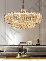 China Led Light Bedroom Lamps Ceiling Modern Luxury Crystal Lamp Villa Living Room Pendant Light (WH-CY-270) for sale