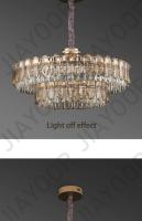 China Led Light Bedroom Lamps Ceiling Modern Luxury Crystal Lamp Villa Living Room Pendant Light (WH-CY-270) for sale