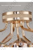 China Led Light Bedroom Lamps Ceiling Modern Luxury Crystal Lamp Villa Living Room Pendant Light (WH-CY-270) for sale