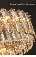 China Led Light Bedroom Lamps Ceiling Modern Luxury Crystal Lamp Villa Living Room Pendant Light (WH-CY-270) for sale