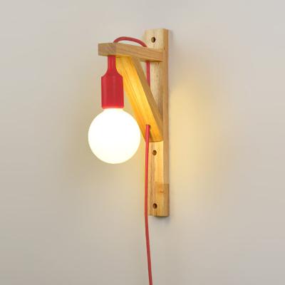 China Japanese style dining room bedroom Bed Bedside plug in wall light (WH-OR-05) for sale