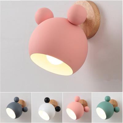 China Modern Bedroom Stairs Led Light Mickey Mouse E27 Bulb Wall Lamp (WH-OR-13） for sale
