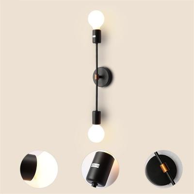China Creative Bedside Iron Double Head LED Wall Lamps Bedside lamp (WH-VR-17） for sale