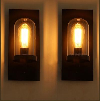 China Farmhouse Lighting Retro loft glass lamp industry vintage wall lights (WH-VR-28) for sale