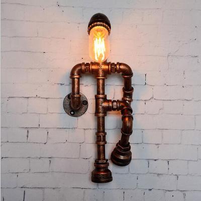 China Creative personality robot wall lamp industry wind pipe loft wall light (WH-VR-30) for sale