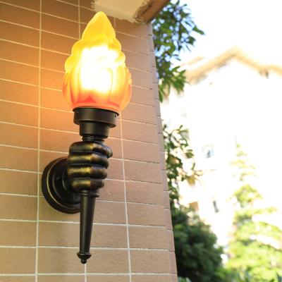 China Garden yard porch living room bedroom corridor wall sconces restaurant cafe Creative torch hand wall lamp (WH-VR-52) for sale