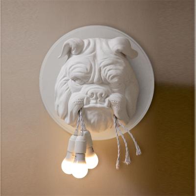 China Animal Dog Wall Lamp Living Room Decoration Corridor Home Decor Lighting Designer Amsterdam wall lamp bulldog(WH-VR-66) for sale
