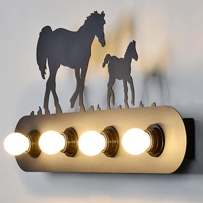 China American country restaurant Fashion creative industrial led indoor wall lamps （WH-VR-75) for sale
