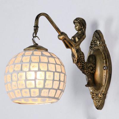 China Mediterranean style Art Deco Turkish Mosaic Wall Lamp Stained Glass Retro Vintage Wall Mounted Bracket Light(WH-VR-112)) for sale