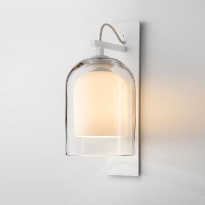 China Modern Led Wall Lamp Double Glass Wall Lamps wall mount light fixture （WH-OR-27） for sale