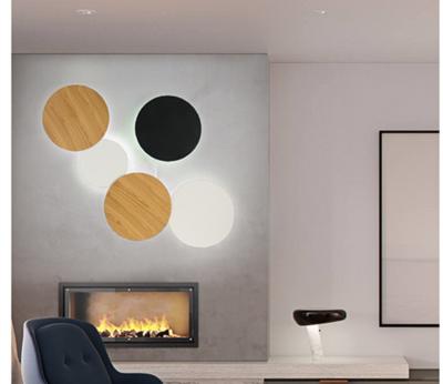 China Indoor LED Wall Lamp Living Room Decoration Round Wall Light（WH-OR-80） for sale
