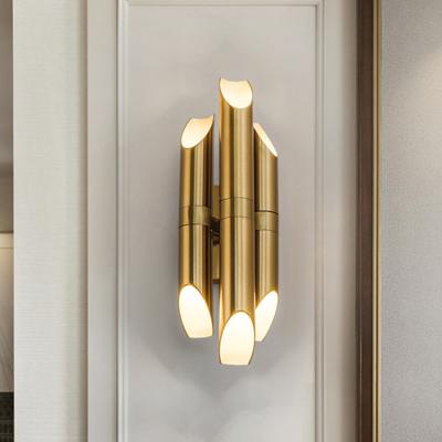 China Nordic Luxury wall lamp Post-modern minimalist Living room Hotel golden wall lamp (WH-OR-123) for sale