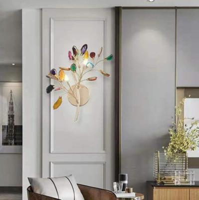 China Nordic Agate Wall Light Living Room Modern Creative Simple Bedside Light（WH-OR-148） for sale