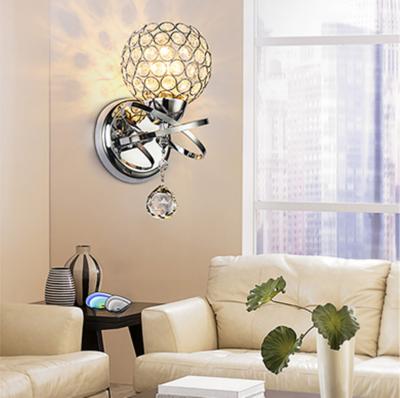 China Indoor Wall lights luminaria home lighting living room modern led crystal wall lamp (WH-OR-150) for sale