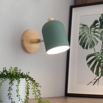 China Nordic Wooden Wall lights Living room Bedroom  bedside wall lamp(WH-OR-168) for sale