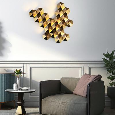 China Modern Concave-convex Stainless Steel Wall Lamps Honeycomb wall lights(WH-OR-174) for sale