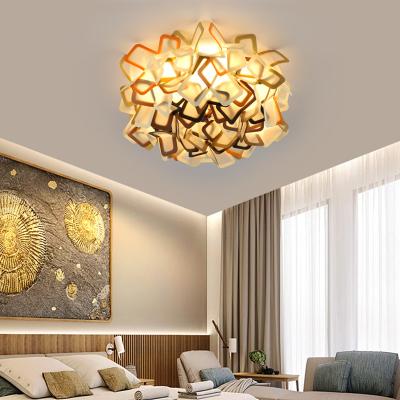 China Colorful Artist Flower Wall Lamp Indoor Lamps for Living Room Restaurant Veli Ceiling / Wall Light(WH-OR-193) for sale