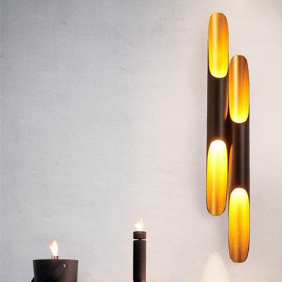 China Creative Bamboo Shaped Personality Bar Wall Lamp Cafe Dinning Room Bedroom Coltrane Wall Sconce (WH-OR-201) for sale