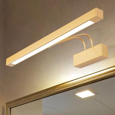 China Mirror front light led modern simple rocker arm waterproof anti-fog led mirror headlights（WH-MR-28) for sale