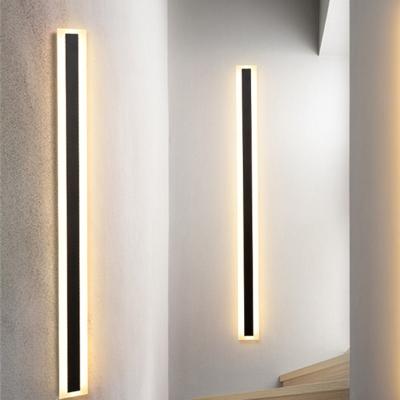 China Waterproof Outdoor LED Long Strip Wall Lamp Modern Aluminum IP65 Bathroom Sconce Garden Porch Light(WH-HR-90） for sale