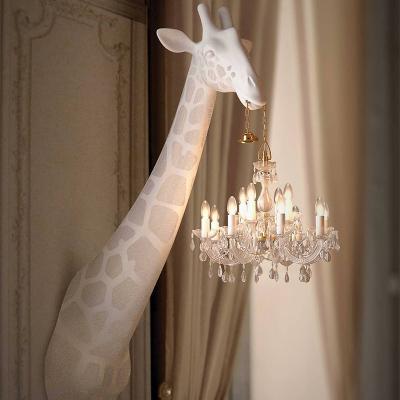 China Qeeboo Giraffe Wall Light Crystal Itlian Design Wall Lamp Fixtures(WH-OR-40） for sale