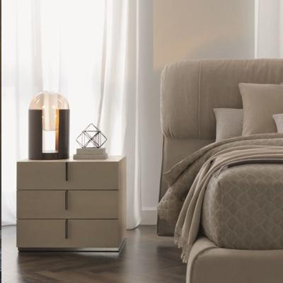 China Modern glass dressing LED table lamps bedroom bedside lights grey table lamp(WH-MTB-21) for sale