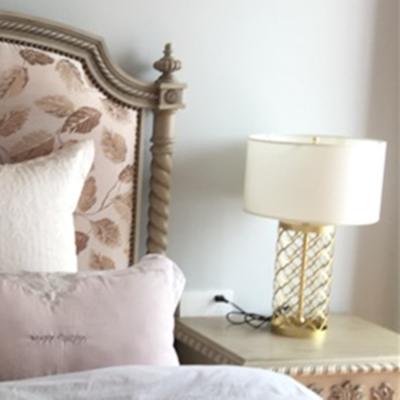 China Simple Warm Golden Table Lamps Retro Creative American Table Light(WH-MTB-71) for sale