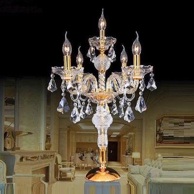 China Modern crystal table lamp for living room beside bed luxury crystal table lamp(WH-MTB-124) for sale