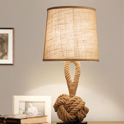 China E27 Night Table Lamps For Living Room Bedroom  Rope Table Lamp(WH-MTB-141) for sale