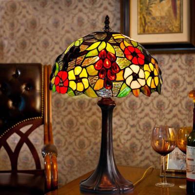 China Art Deco Decorative Elephant Stained Glass Edison Bedside Tiffany lamp(WH-TTB-03) for sale