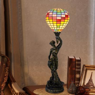 China European pastoral Tiffany Lampshade bedroom bedside lamp Tiffany light(WH-TTB-05) for sale