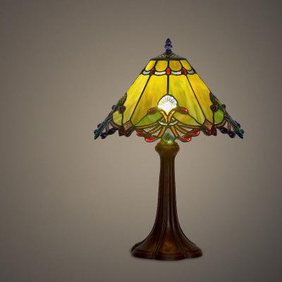 China Retro Vintage Antique Home Art Deco Stained Glass Church Style Tiffany lamp(WH-TTB-14) for sale