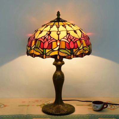 China 30CM Tiffany Table Lamp Aolly Base Bedroom Bedside Light(WH-TTB-21) for sale