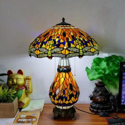 China 46cm Tiffany Table Lamp E27 European Creative Retro Study Table Lamp(WH-TTB-38) for sale