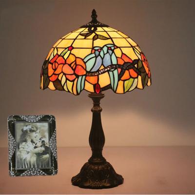 China 30CM Tiffany Table Lamp Bedroom Bedside Light European Dining table light(WH-TTB-62) for sale
